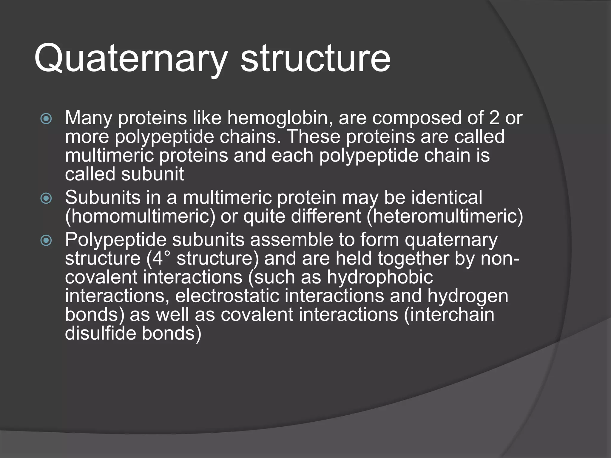 Peptide and polypeptide, protein structure.pptx