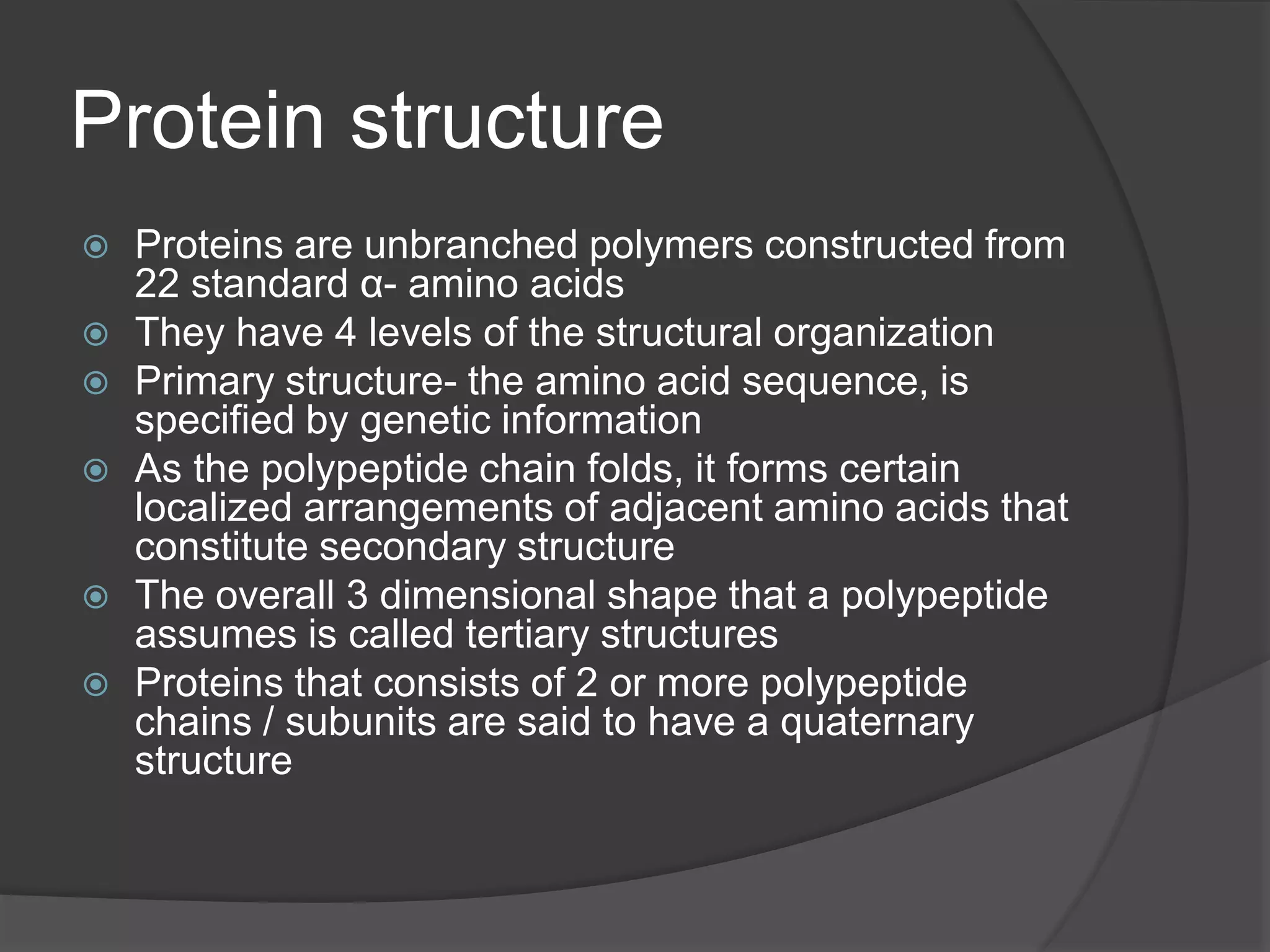 Peptide and polypeptide, protein structure.pptx