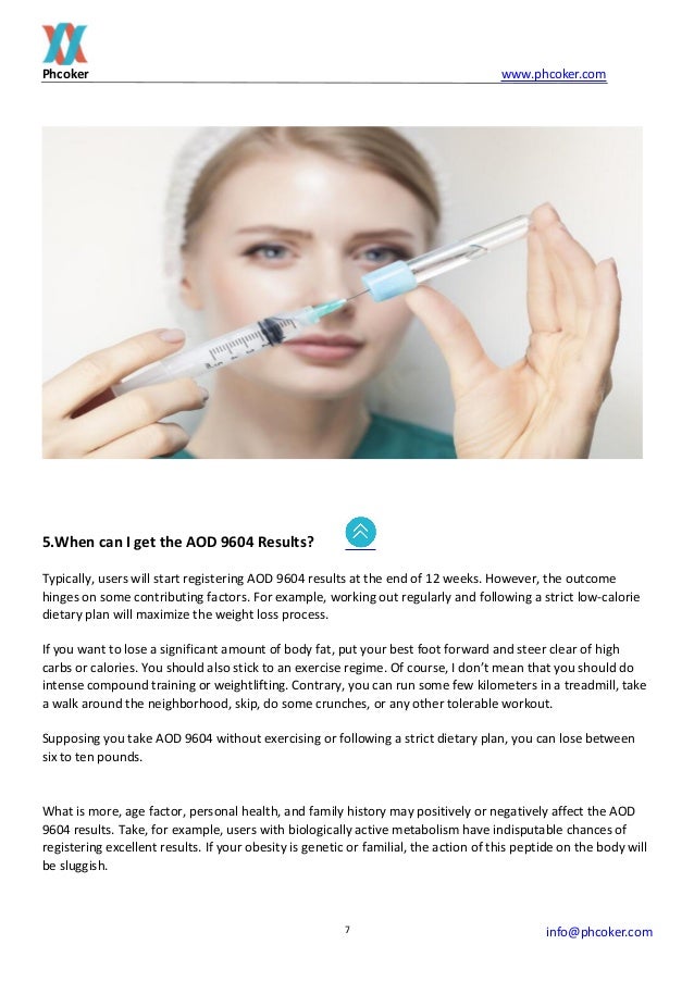 Peptide AOD 9604 Truth What It Bring After Use AOD 9604