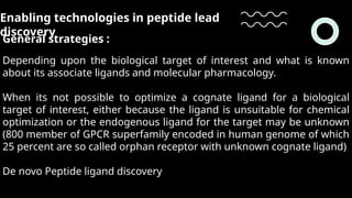 Peptide based drug discovery .pptx