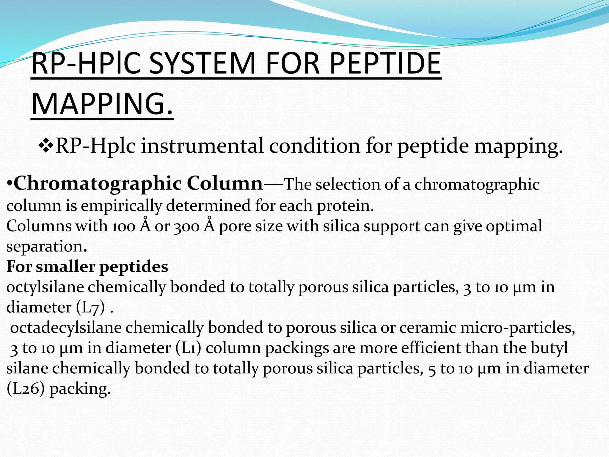 Peptide mapping | PPTX