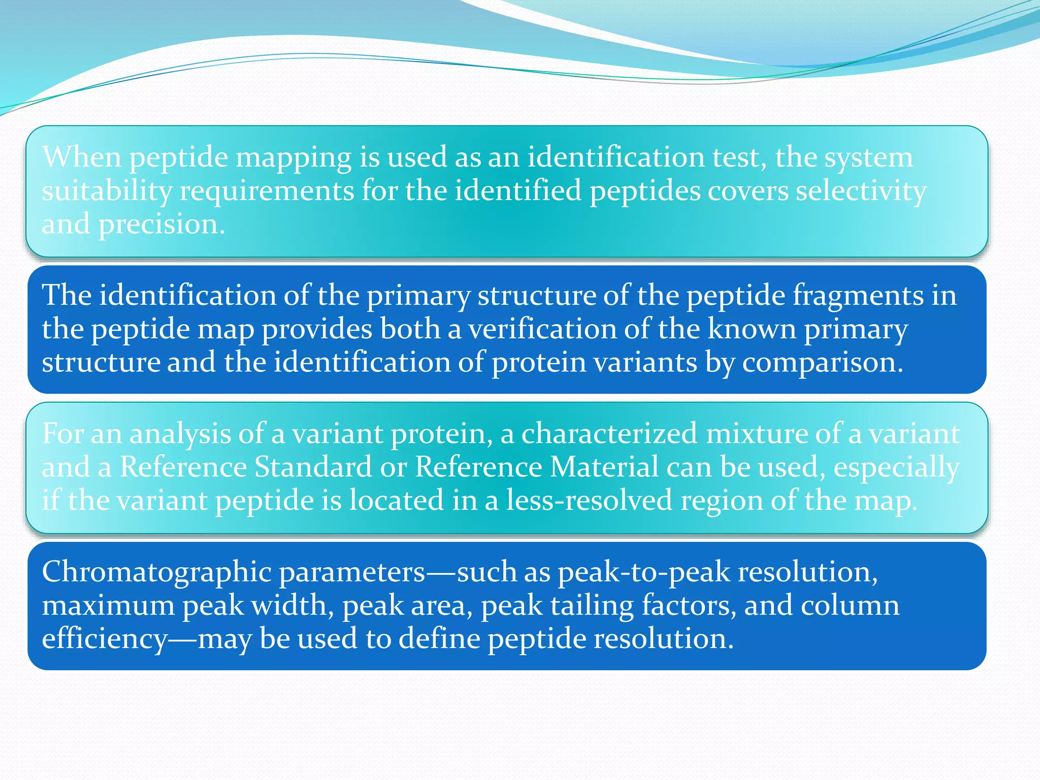 Peptide mapping | PPTX