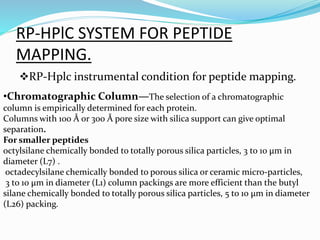 Peptide mapping | PPTX
