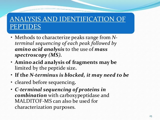 Peptide mapping