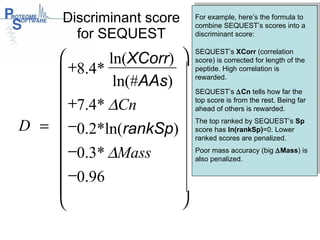 Explaining Peptide Prophet | PPT