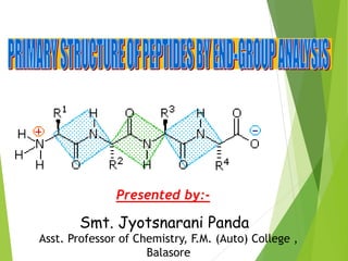 PRIMARY STRUCTURE OF PEPTIDES | PPTX