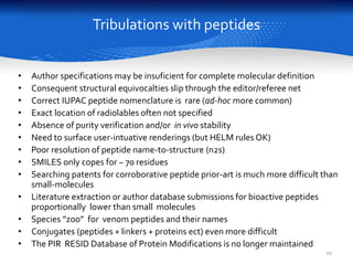 Peptide Tribulations in GtoPdb | PPT