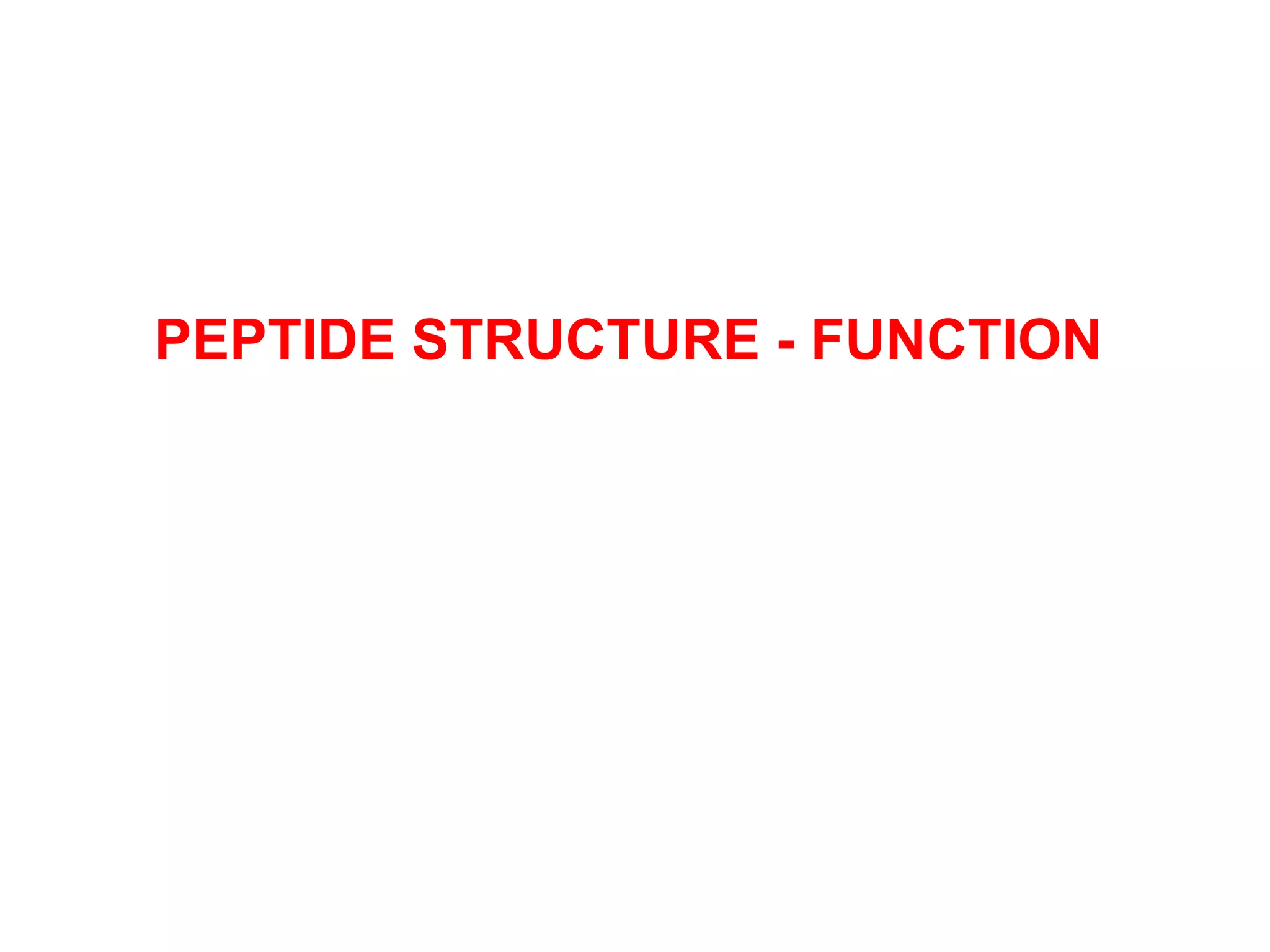 Peptide+structure | PPT