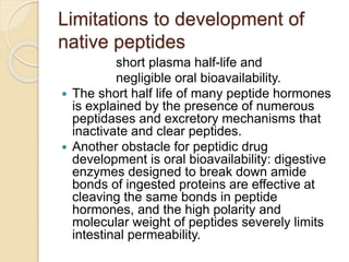 Peptide therapeutics | PPTX
