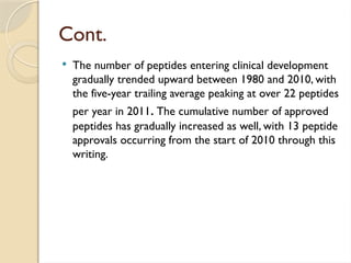 peptide therapeutics and Pharma app.pptx