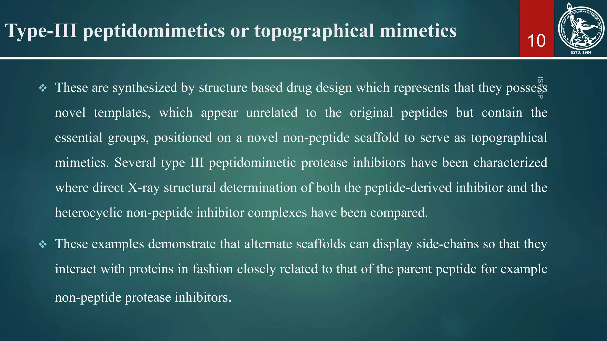 Peptidomimetics | PPTX