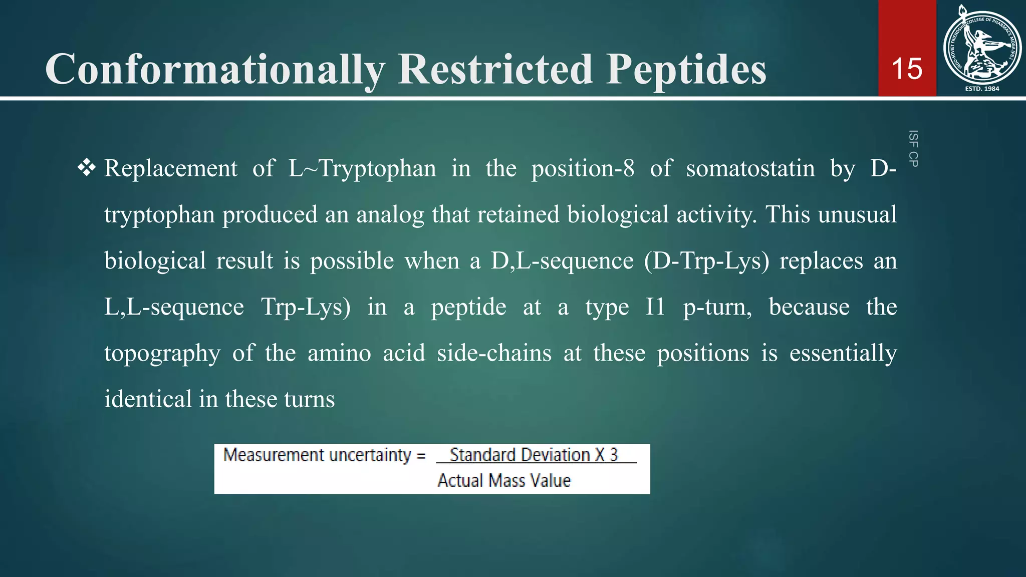 Peptidomimetics | PPTX