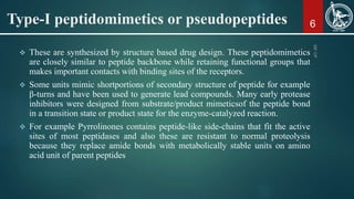 Peptidomimetics | PPTX