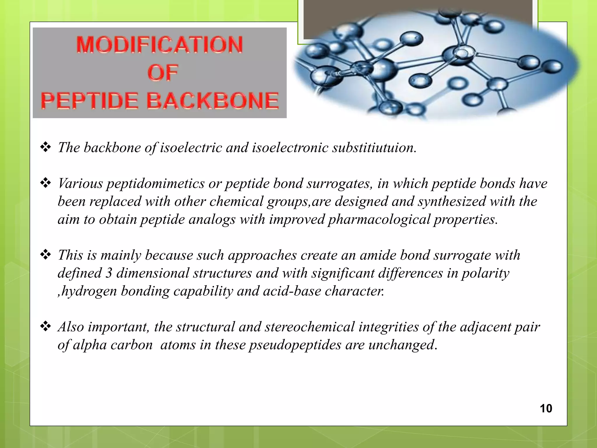 Peptidomimetics | PPTX