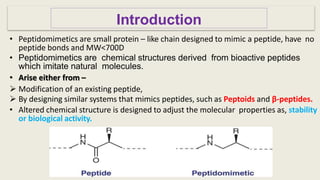 Peptidomimetics | PPTX