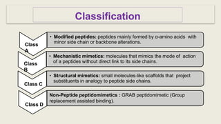 Peptidomimetics | PPTX