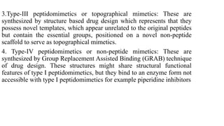 peptidomimetics.pptx | Endocrine and Metabolic Diseases | Diseases and ...