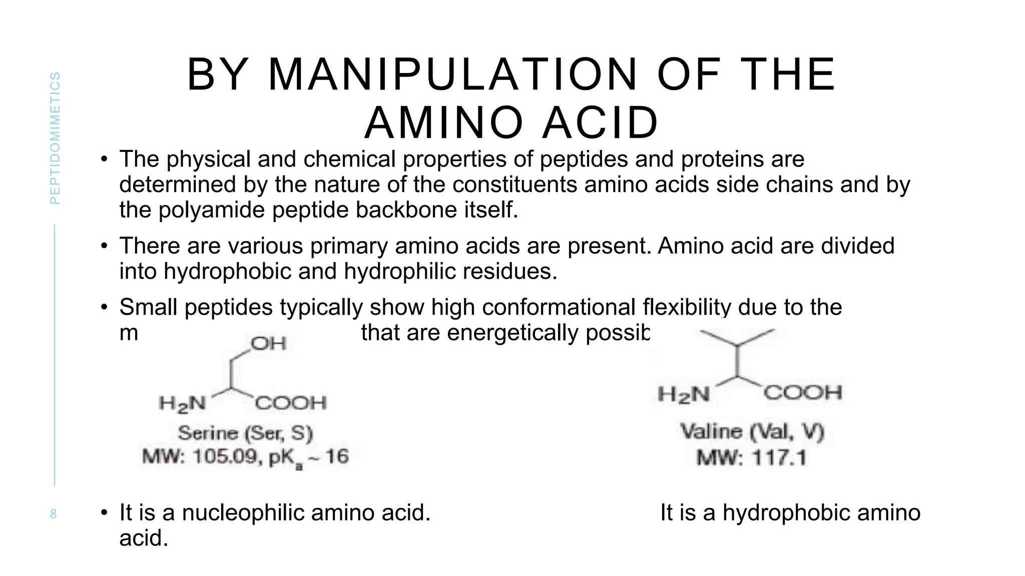 PEPTIDOMIMETICS/SAGAR SHARMA/DEPARTMENT OF PHARMACEUTICAL SCIENCES | PPTX