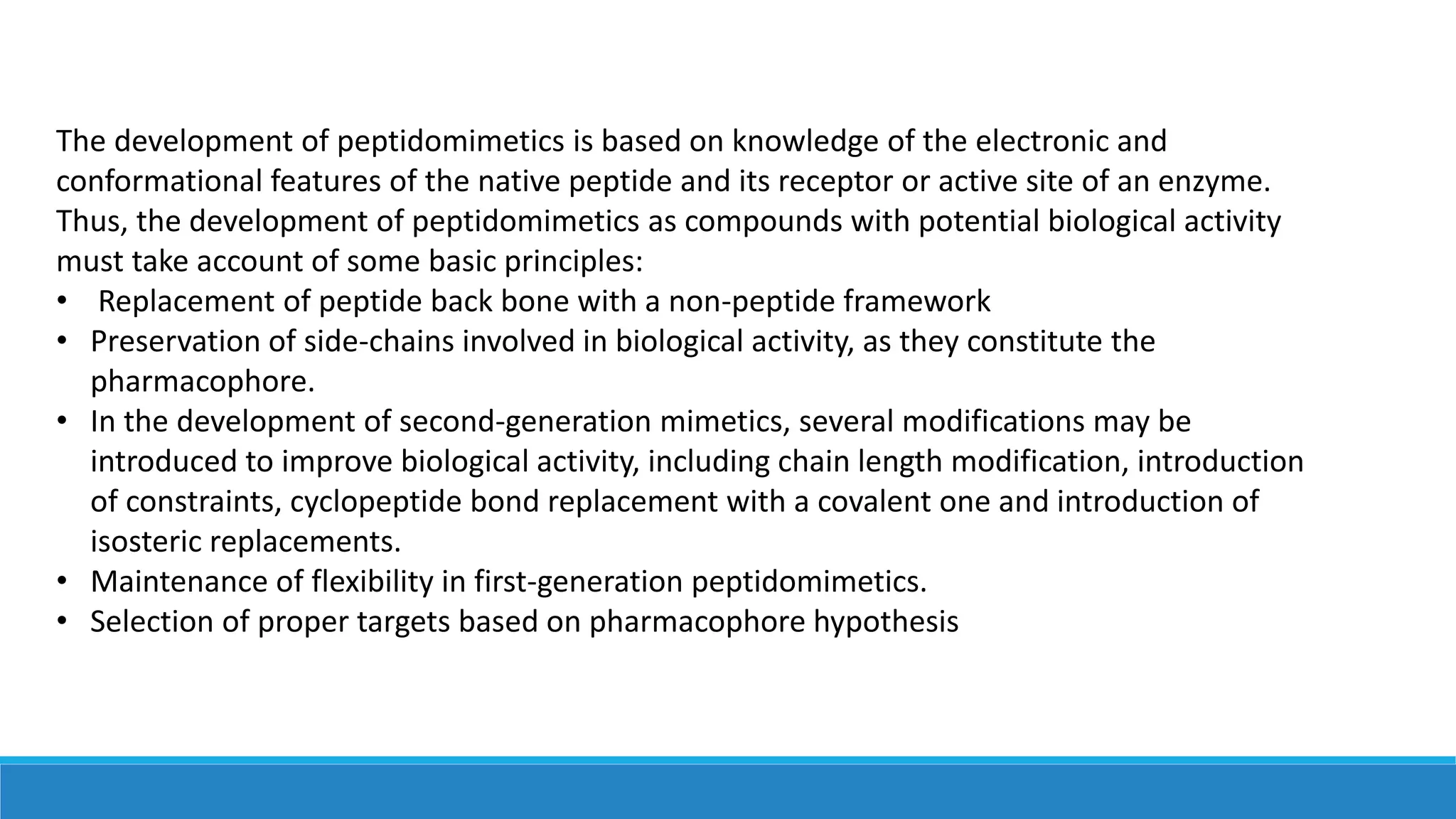 Peptidomimitics | PPTX