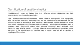 Peptidomimitics | PPTX