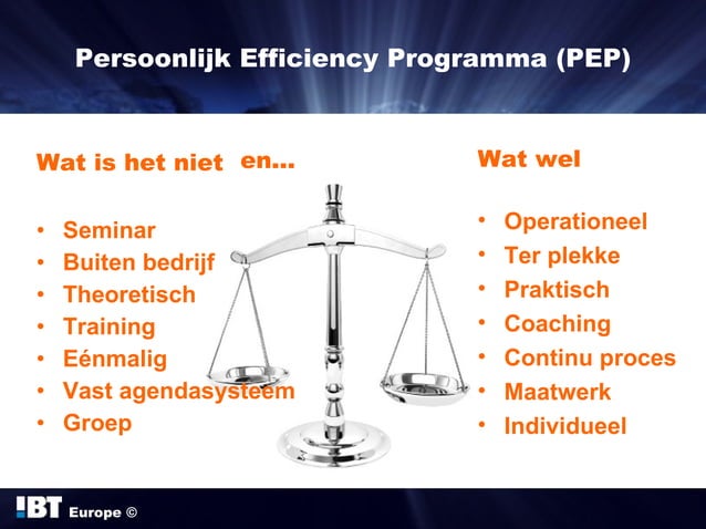Pep "personal efficiency program" | PPT