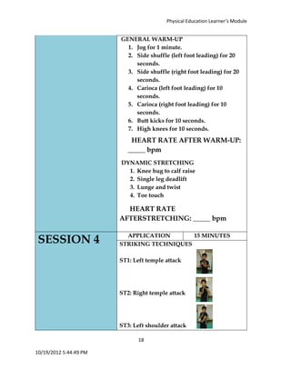 K TO 12 GRADE 7 LEARNING MODULE IN PHYSICAL EDUCATION (Q3-Q4) | PDF