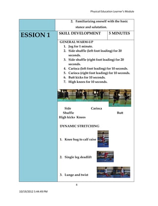 K TO 12 GRADE 7 LEARNING MODULE IN PHYSICAL EDUCATION (Q3-Q4) | PDF