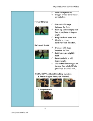 K TO 12 GRADE 7 LEARNING MODULE IN PHYSICAL EDUCATION (Q3-Q4) | PDF