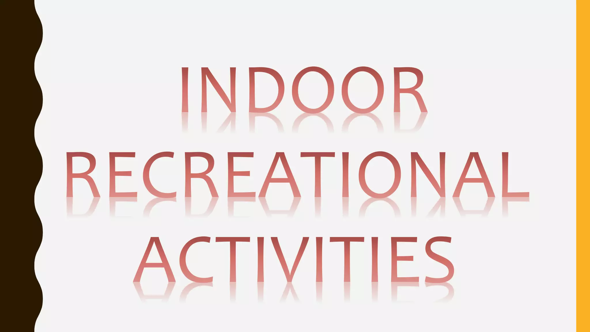 Active Recreation (Reacreational Activities) PE Quarter 4 MAPEH 9 ...