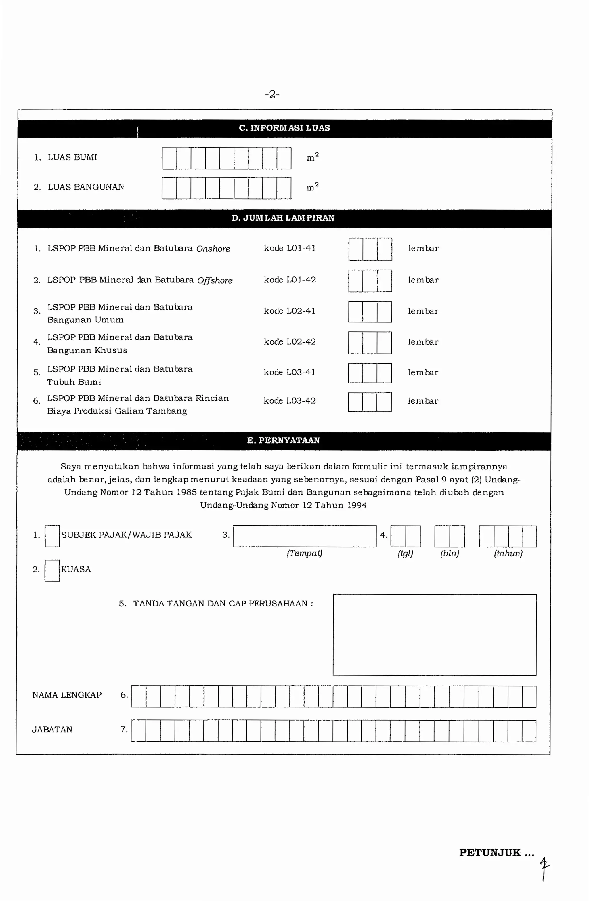 PER 47/PJ/2015 :::: Tentang Pengenaan PBB Sektor Pertambangan Mineral dan Batubara | PDF