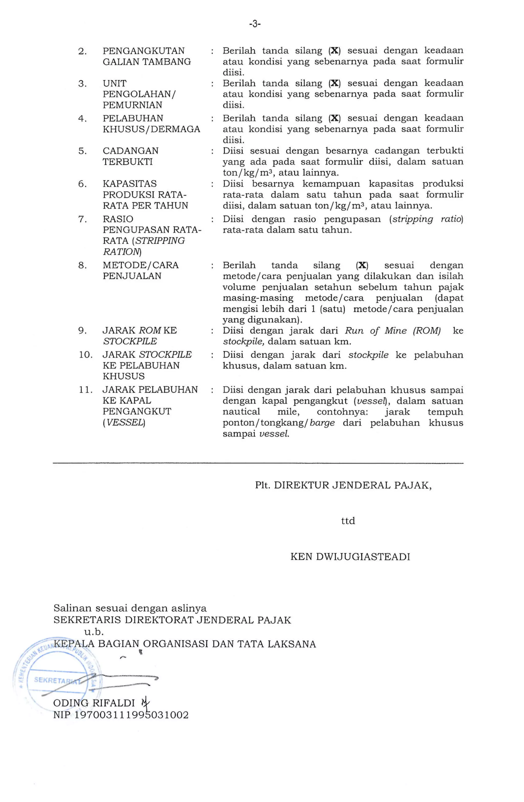 PER 47/PJ/2015 :::: Tentang Pengenaan PBB Sektor Pertambangan Mineral ...
