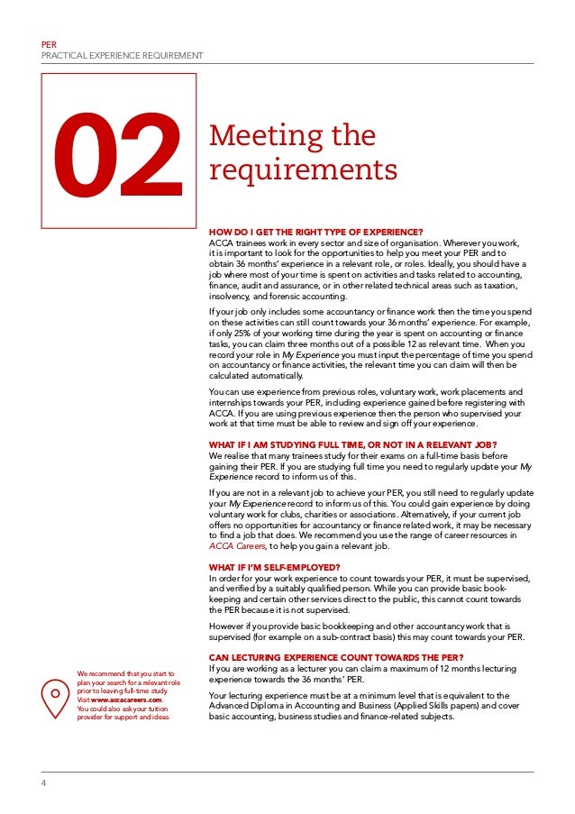 Per trainee-guide ACCA