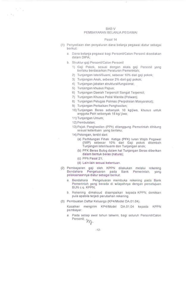 Per 06 pb_mekanisme_penerimaan_pnbp_polri_2009 | PDF