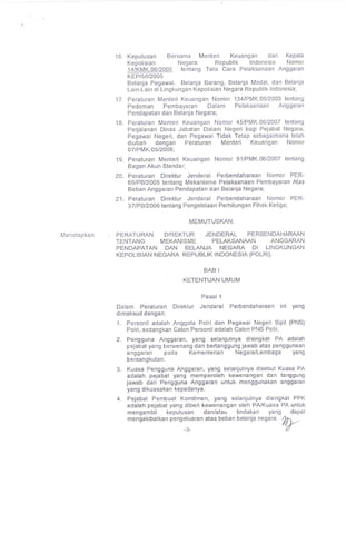 Per 06 pb_mekanisme_penerimaan_pnbp_polri_2009 | PDF
