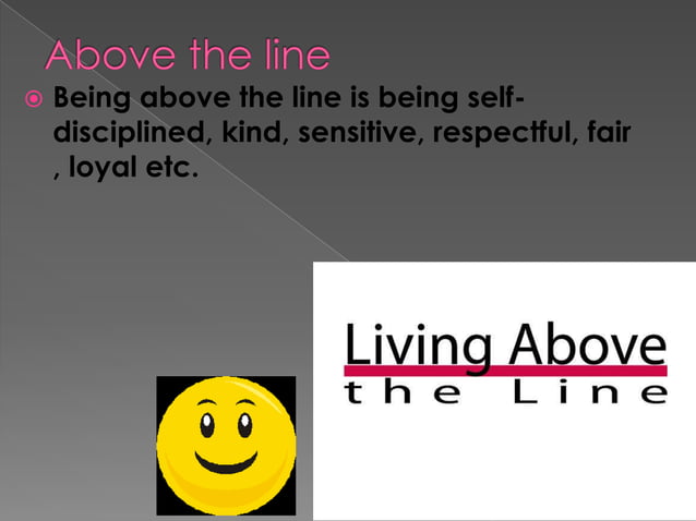 Above The Line | PPTX