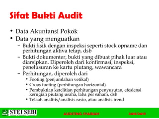Bukti Audit - Sharia Auditing | PPT