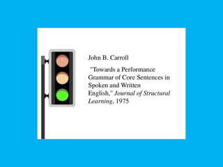 PERFORMANCE GRAMMAR | PPTX