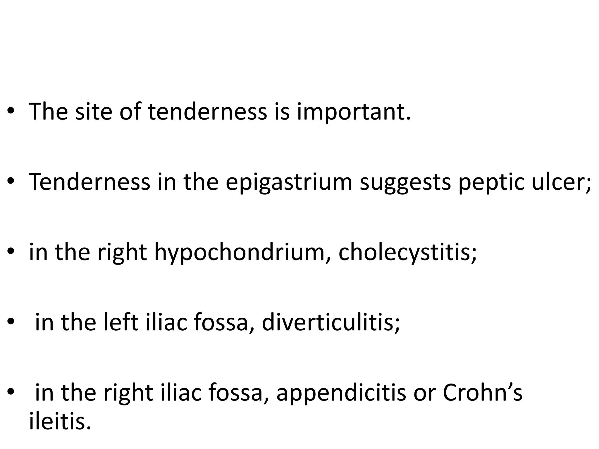 Per abdomen examination - Clinical Methods - Abdomen | PPTX