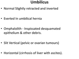 Per abdomen examination - Clinical Methods - Abdomen | PPTX