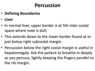 Per abdomen examination - Clinical Methods - Abdomen | PPTX