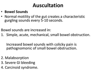 Per abdomen examination - Clinical Methods - Abdomen | PPTX