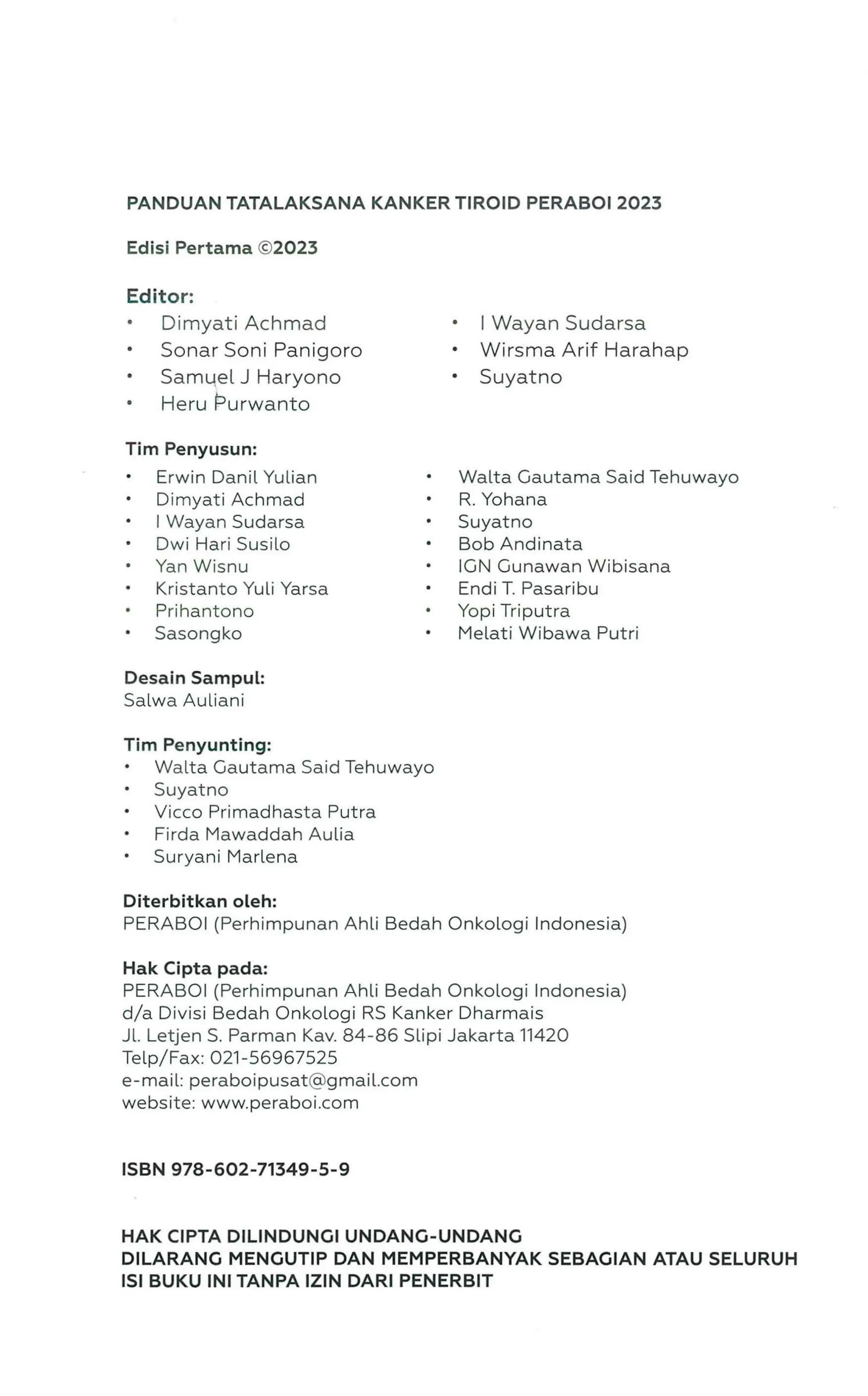 Penatalaksanaan kanker berdasarkan peraboi terbaru | PDF