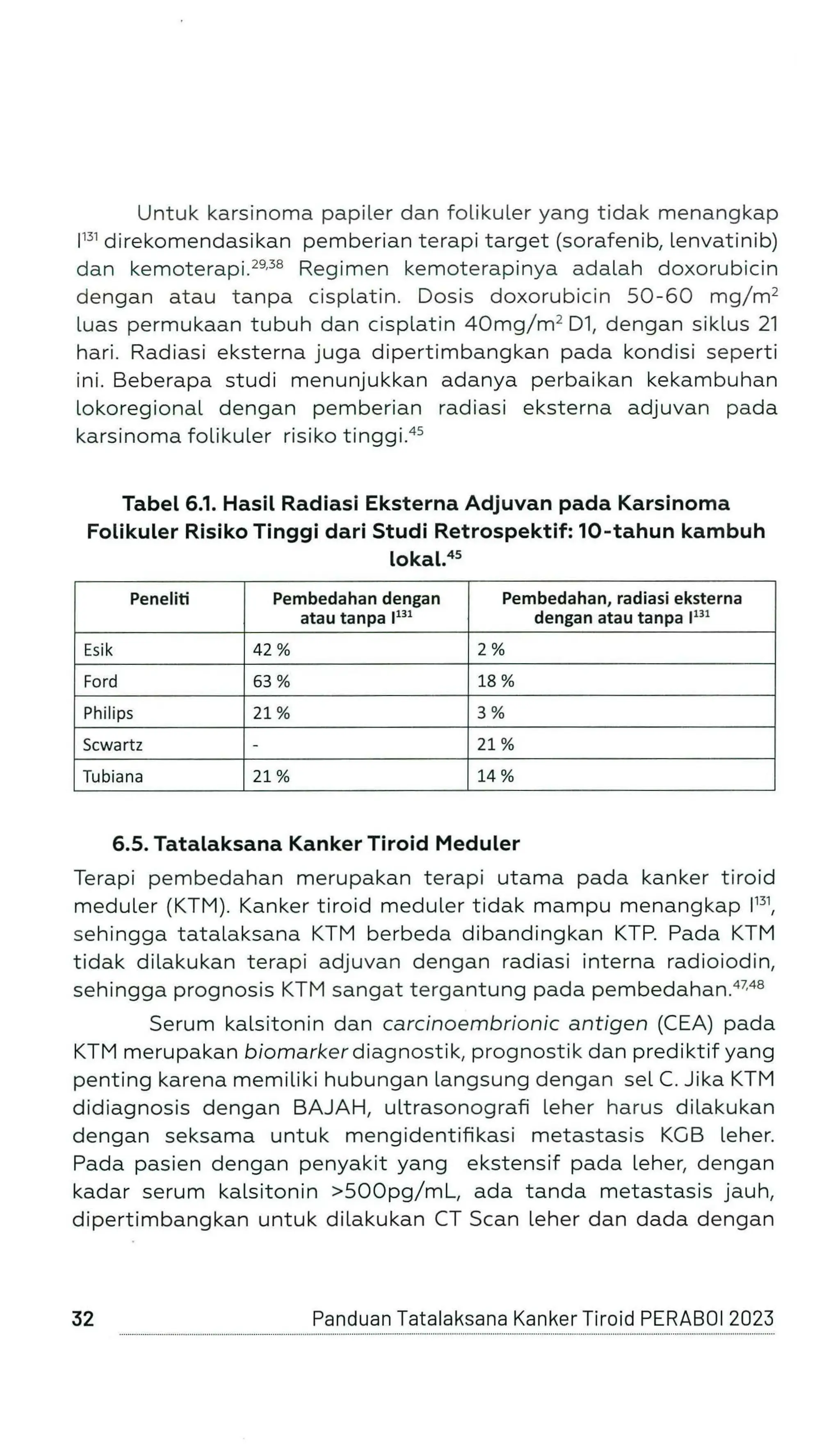 Penatalaksanaan kanker berdasarkan peraboi terbaru | PDF