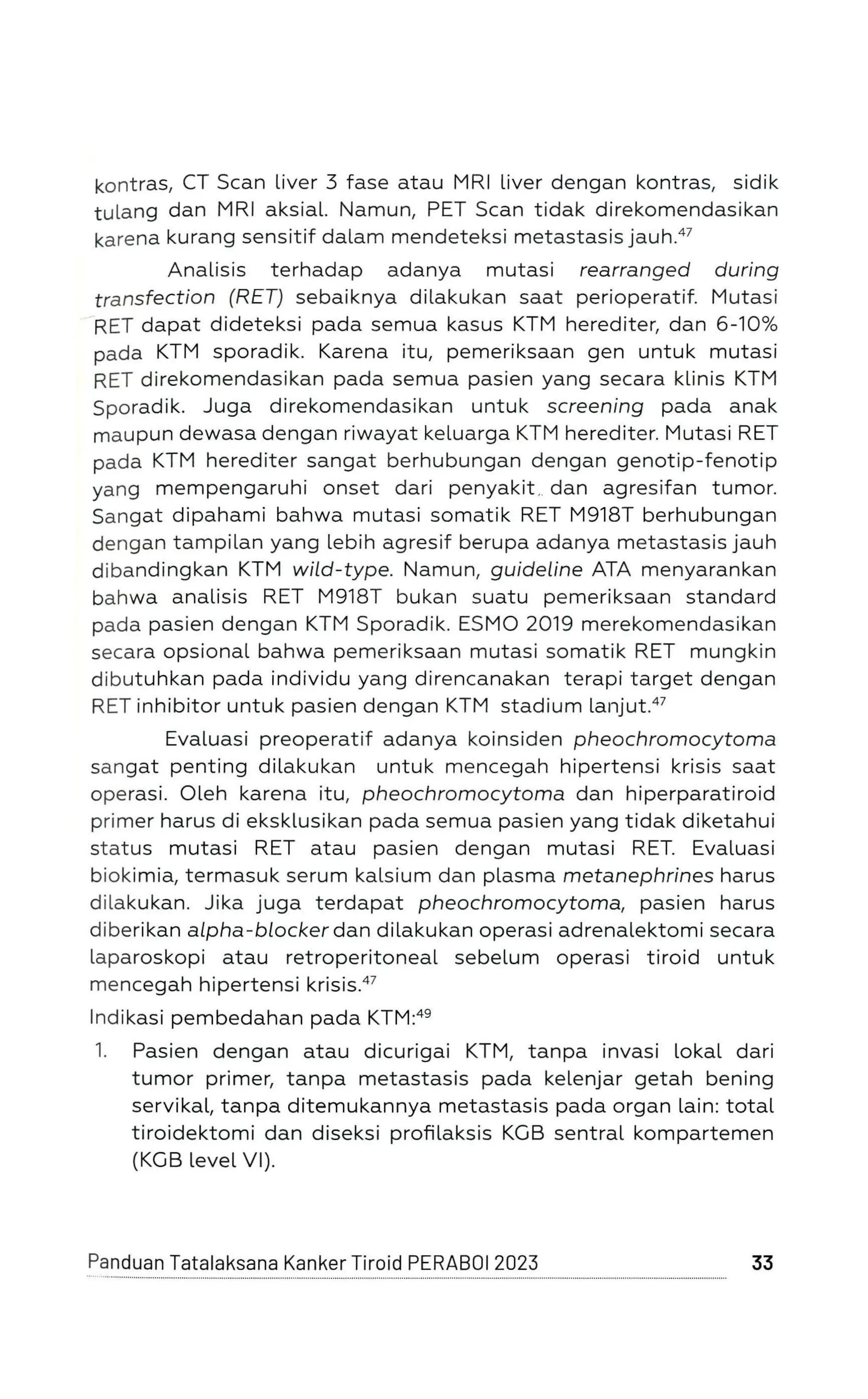 Penatalaksanaan kanker berdasarkan peraboi terbaru | PDF