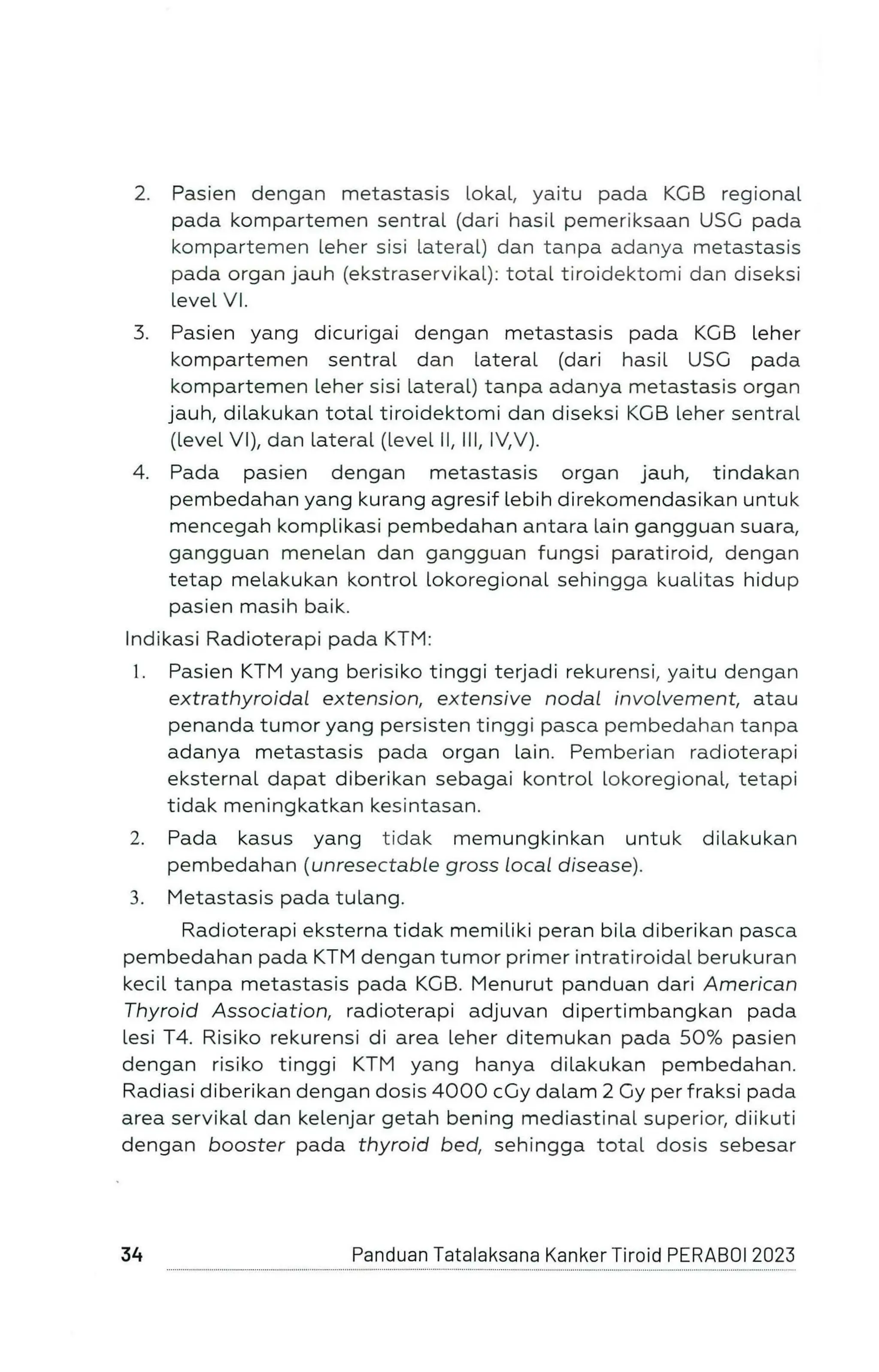 Penatalaksanaan kanker berdasarkan peraboi terbaru | PDF