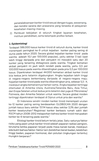 Penatalaksanaan kanker berdasarkan peraboi terbaru | PDF