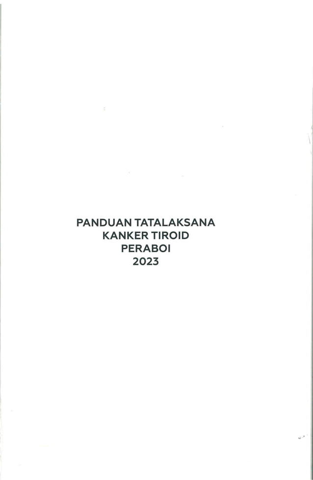 Penatalaksanaan kanker berdasarkan peraboi terbaru | PDF