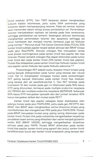 Penatalaksanaan kanker berdasarkan peraboi terbaru | PDF