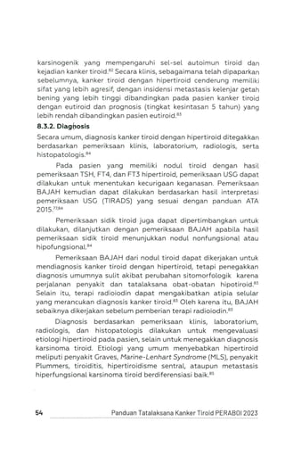 Penatalaksanaan kanker berdasarkan peraboi terbaru | PDF
