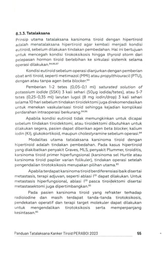 Penatalaksanaan kanker berdasarkan peraboi terbaru | PDF